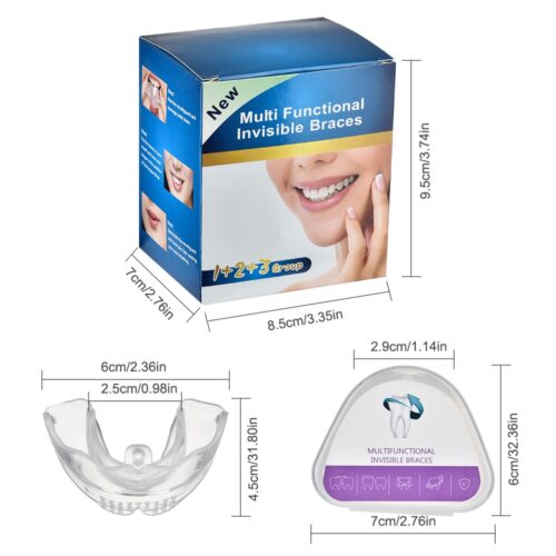 Invisible Teeth Retainer - 3 Stages Straightening Orthodontic Set